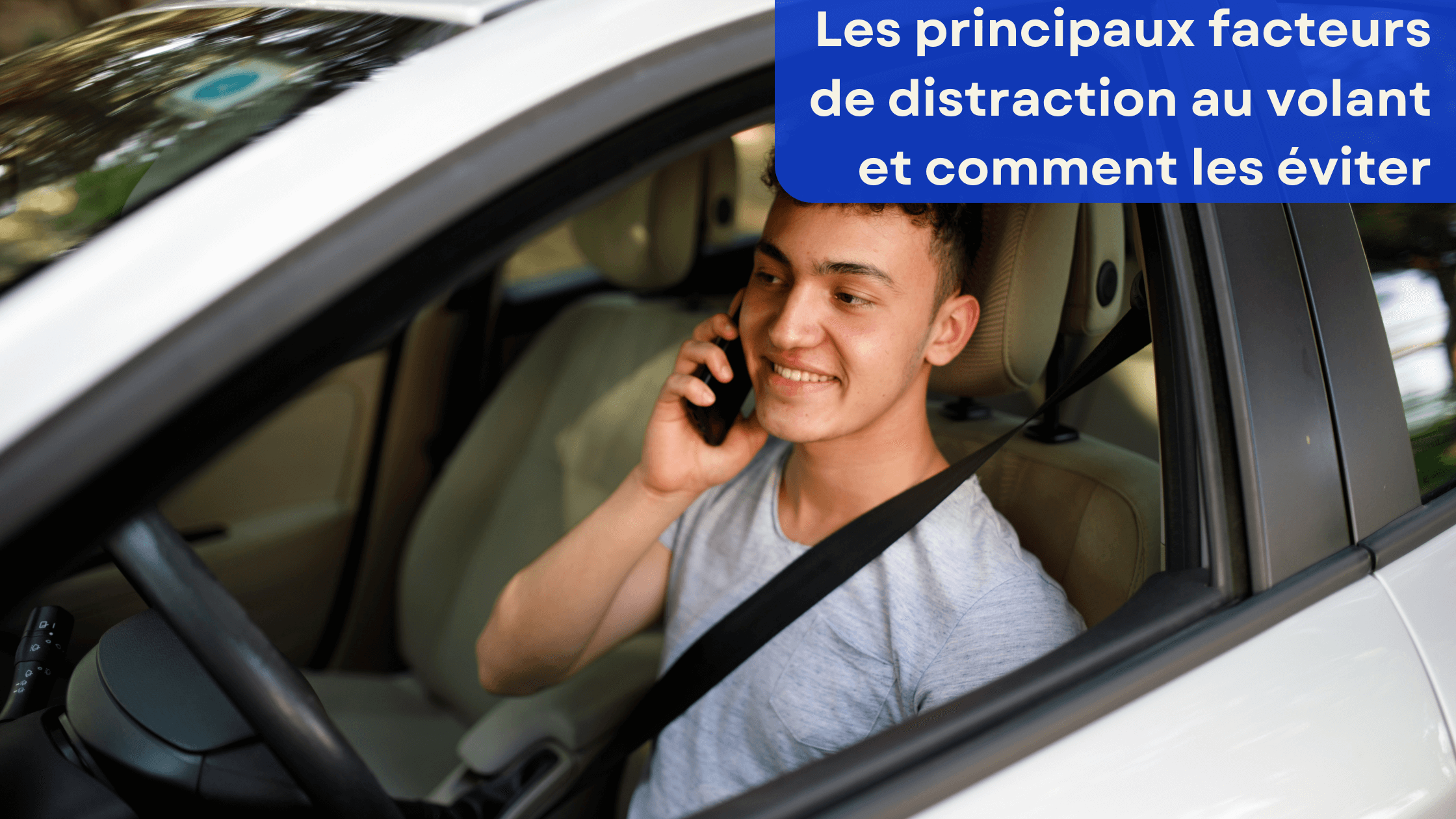 Les principaux facteurs de distraction au volant